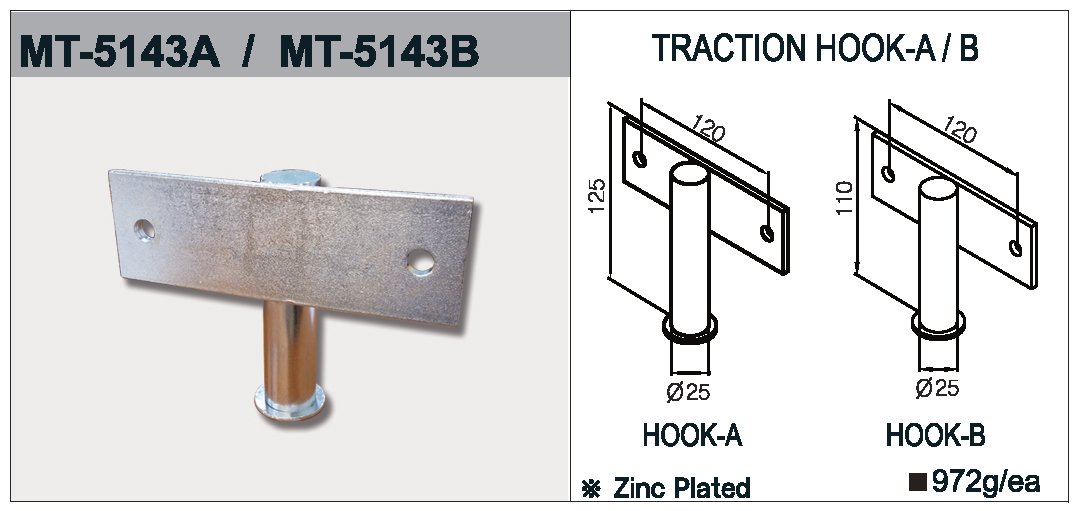 Traction hook MT-5143A | Enprag